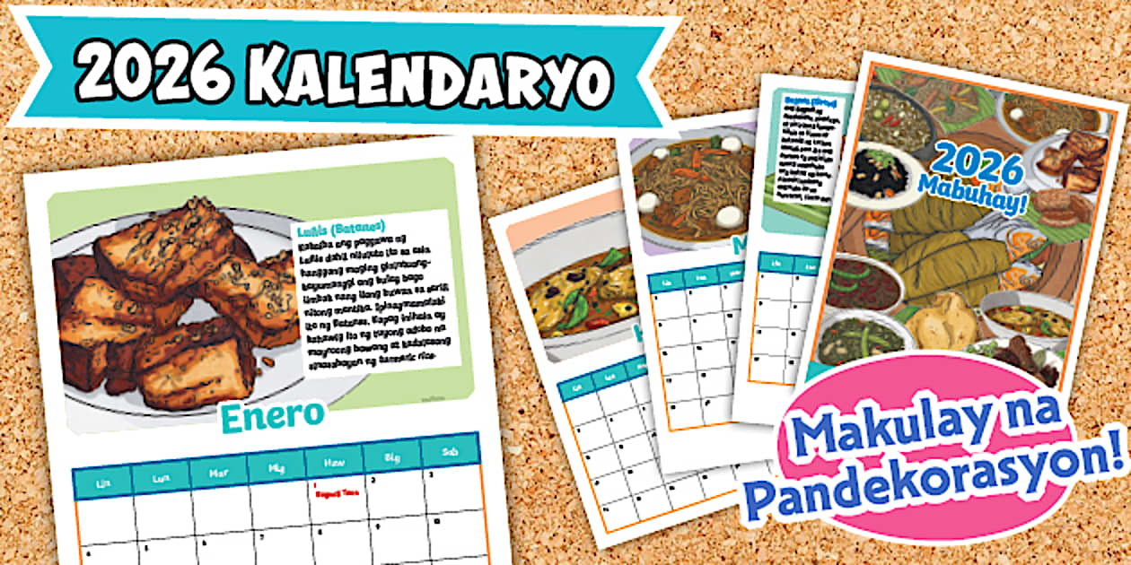2026 Kalendaryo | Twinkl PH