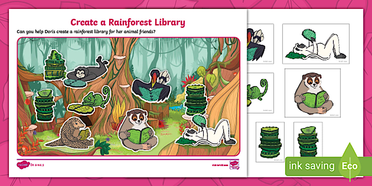 Doris the Loris Cutting Skills Activity (teacher made)