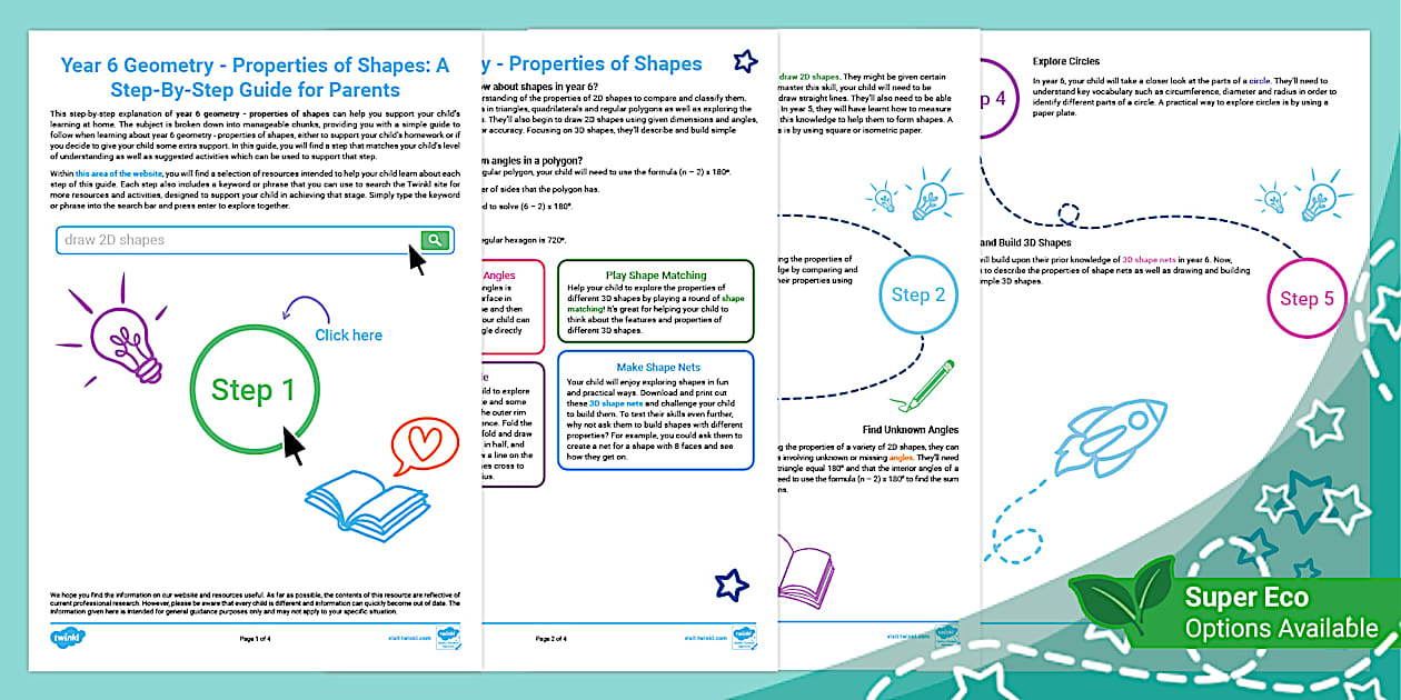 Year 6 Geometry - Properties of Shapes: A Step-By-Step Guide for Parents