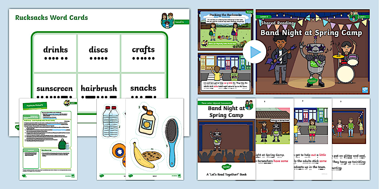 Twinkl Phonics Level 4 Week 5 Lesson 5 Lesson Pack - Twinkl