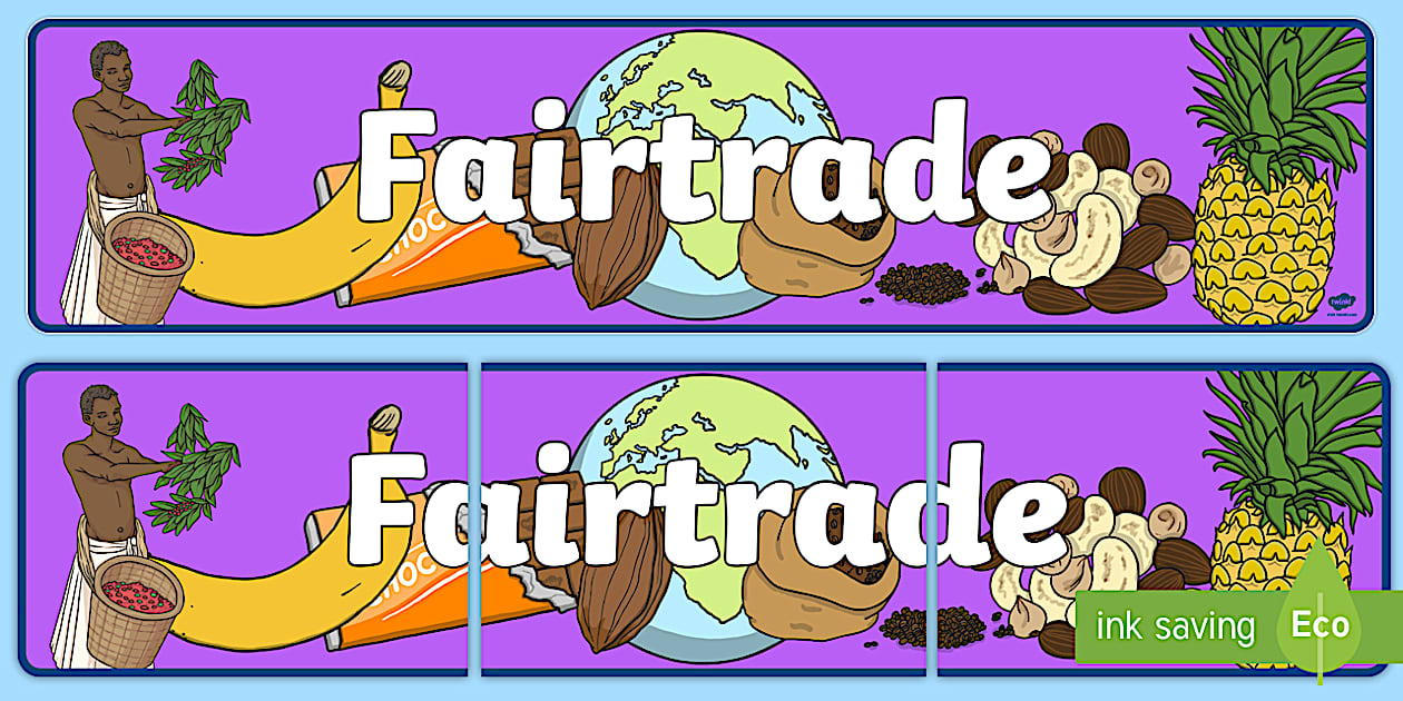 Editable Fairtrade Display Banner (teacher made) - Twinkl