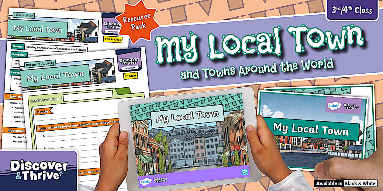 My Town and Towns Around the World Activity Sheet