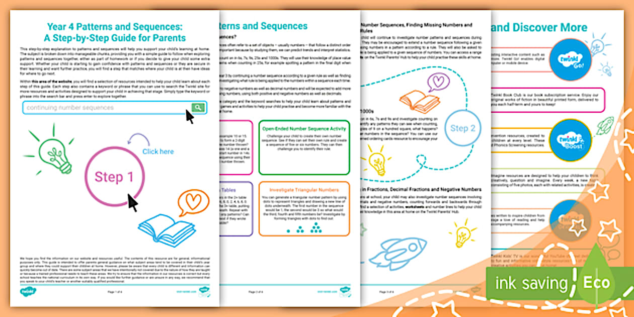 👉 Year 4 Patterns and Sequences: A Step-by-Step Guide for Parents
