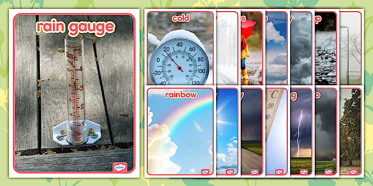 Spring Weather Photos (teacher made) - Twinkl