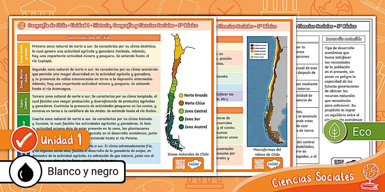 Organizador de conocimientos: Unidad 1 - Historia - 5º