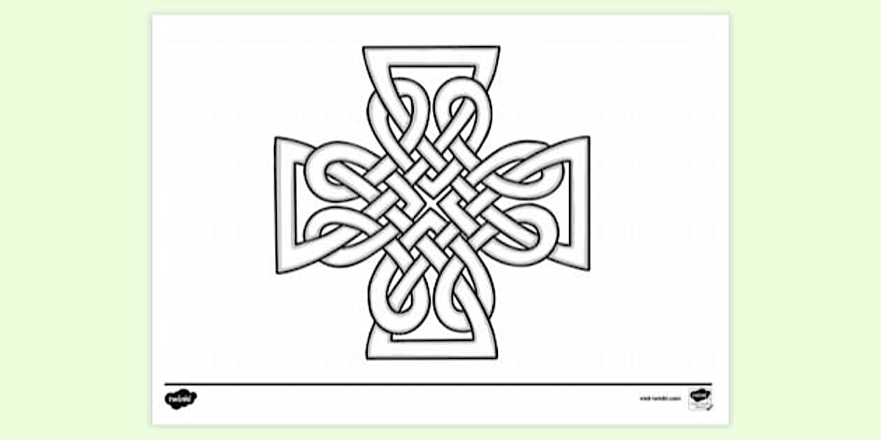 Celtic Colouring Page | Colouring Sheets (teacher made)