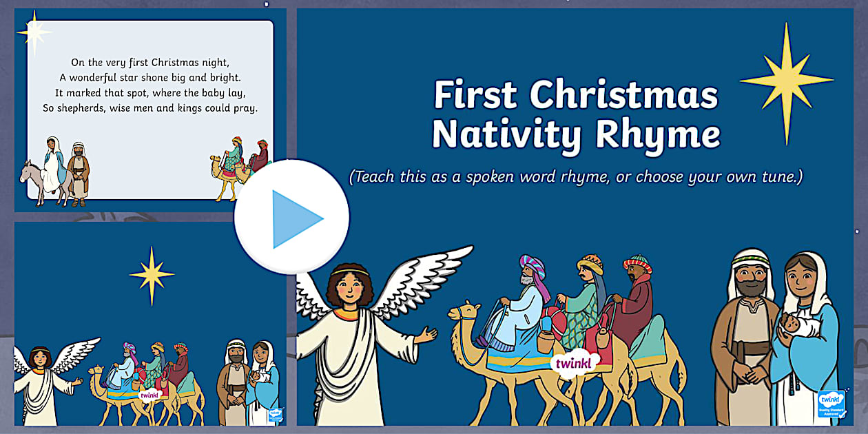 The First Christmas PowerPoint Story (Teacher-Made) - Twinkl