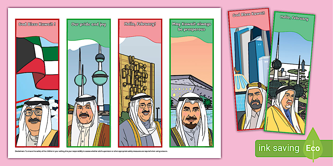 Rulers of Kuwait - National Day Bookmarks (Teacher-Made)