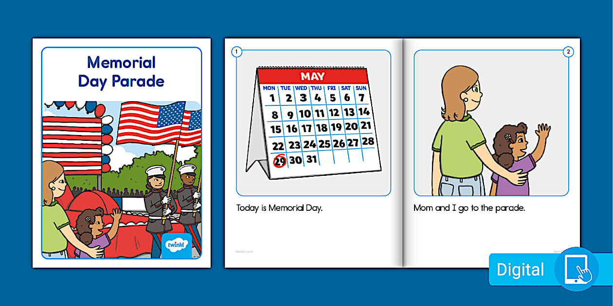Memorial Day Parade Emergent Reader eBook (teacher made)
