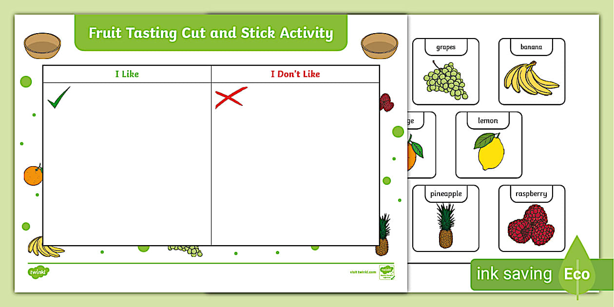 Fruit Tasting Activity | CfE Early Level Resources | Twinkl