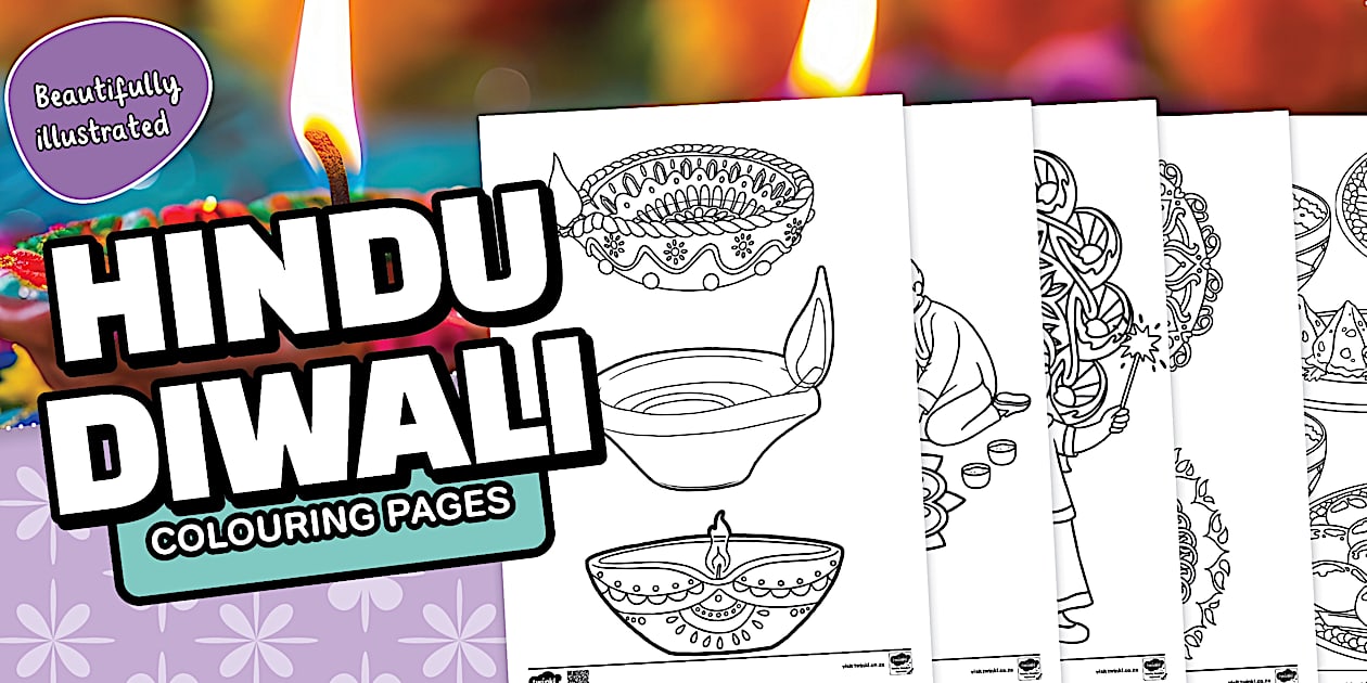 Foundation Phase Life Skills - Hindu Diwali - Colouring Pages (CAPS ...