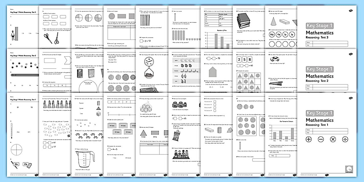 KS1 Maths Reasoning Mental Maths Reasoning Questions PDF