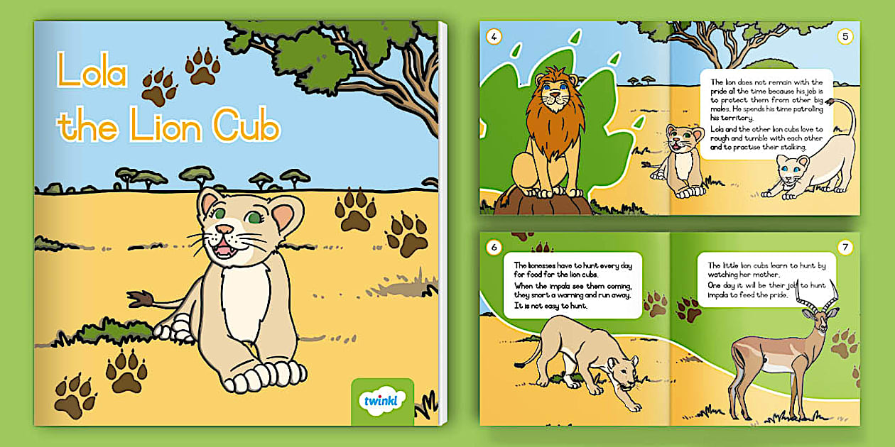 Interesting Facts About Lions | Lola the Lion Cub eBook