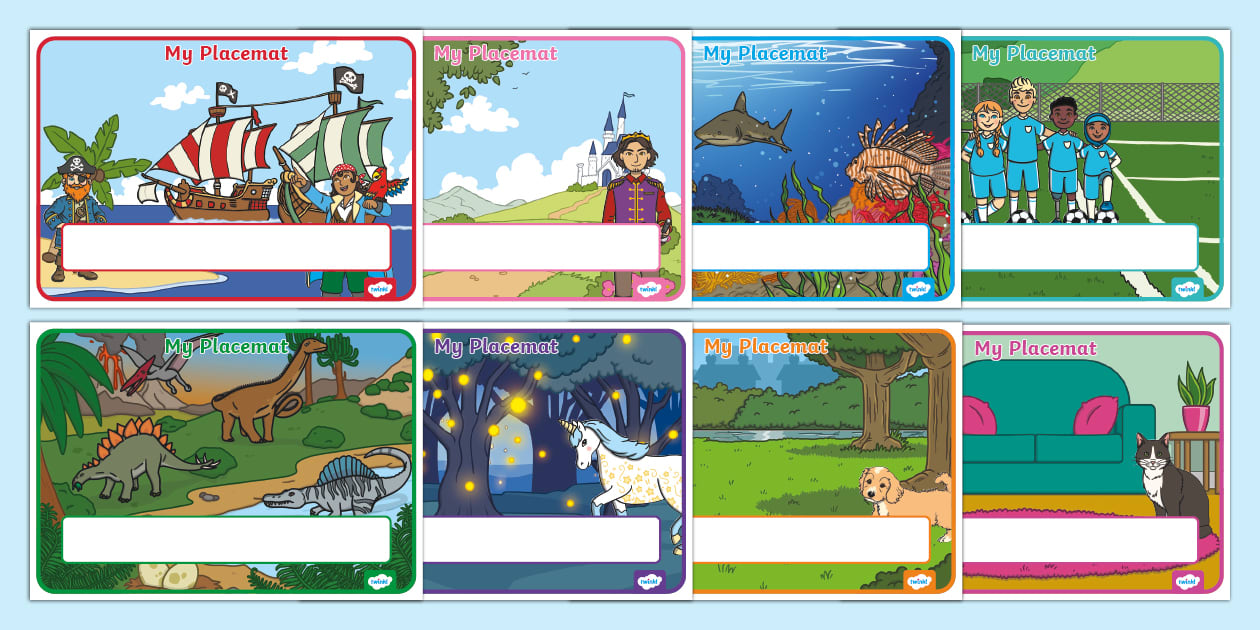 👉 An Editable Placemat Template | Twinkl Classroom Management