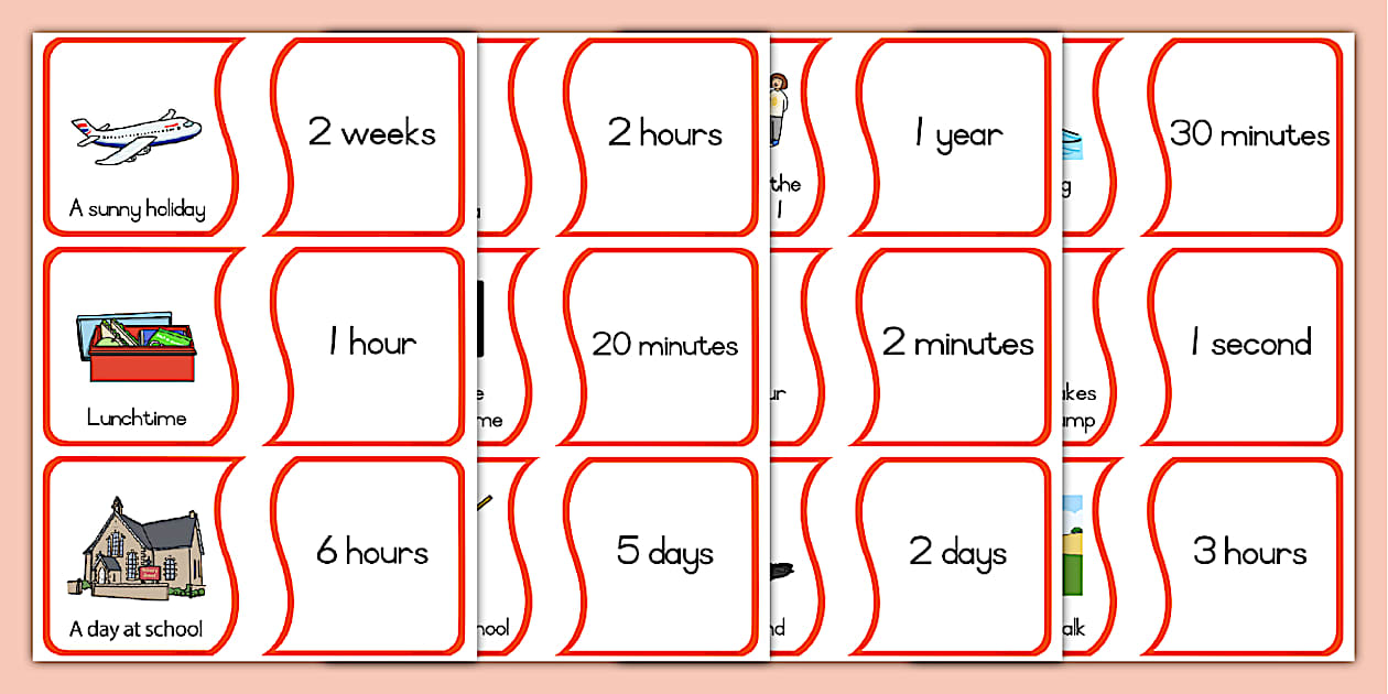 Grade 1 Mathematics: Time Sorting Game (teacher made)