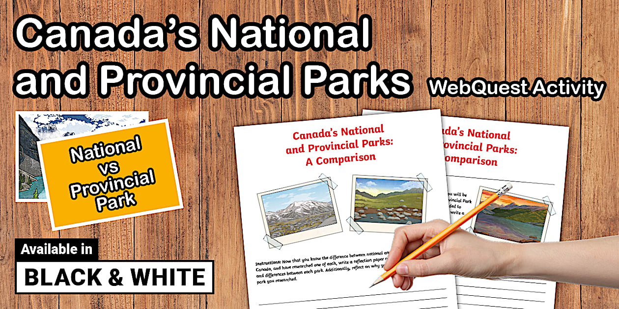 Canada's National and Provincial Parks WebQuest Activity