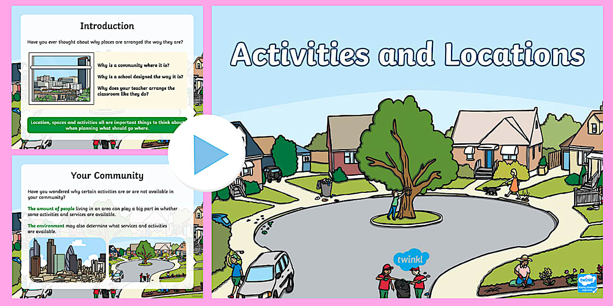 Activities and Location Information PowerPoint - Twinkl