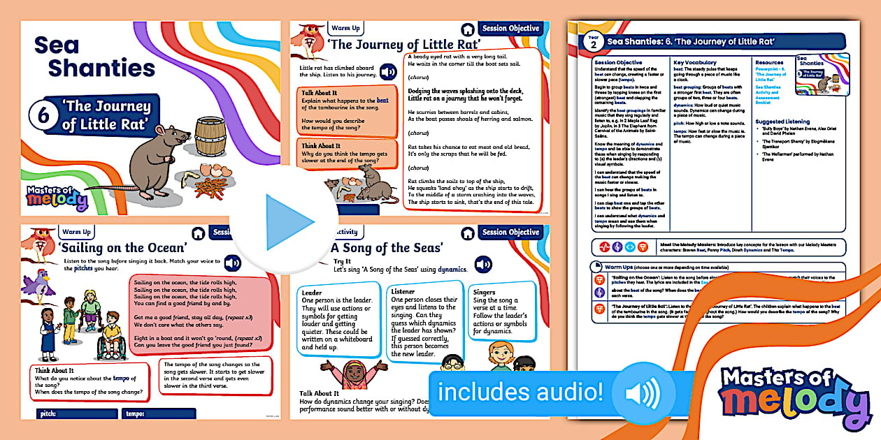 👉 Year 2 Sea Shanties Session 6 (teacher made) - Twinkl