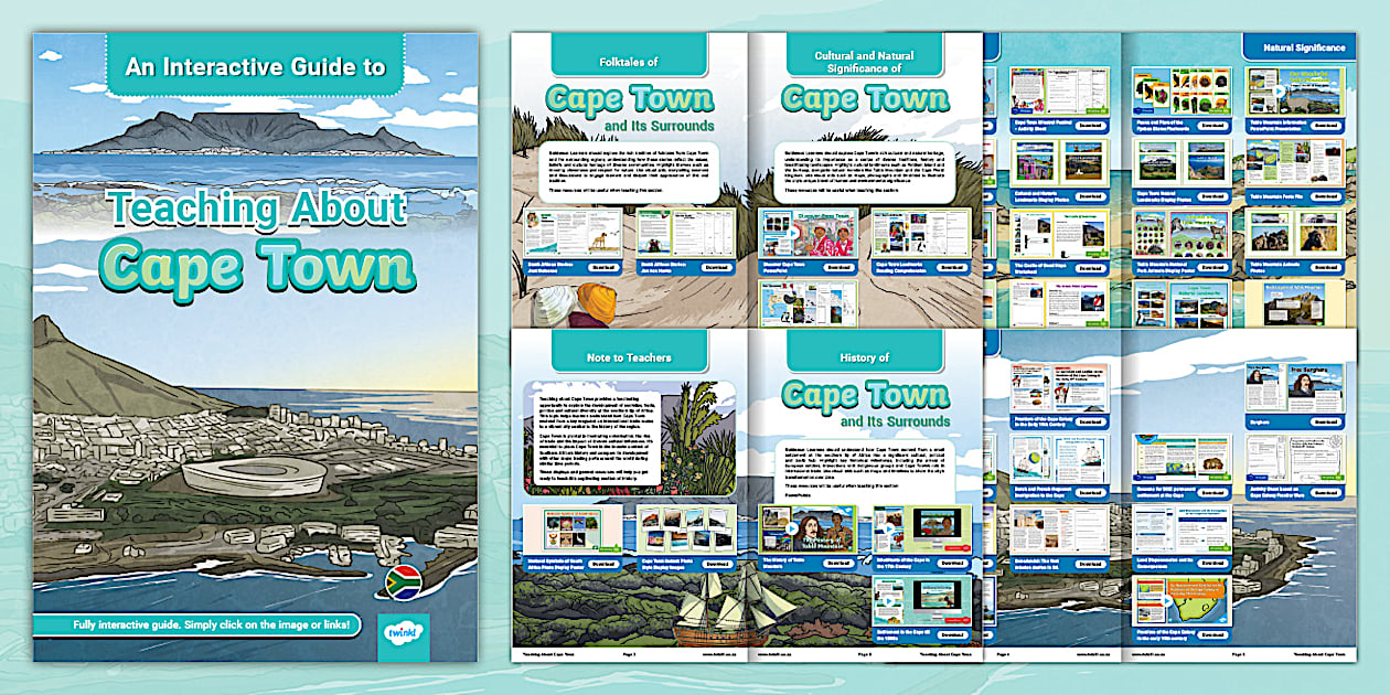 Interactive Guide to Teaching About Cape Town (teacher made)