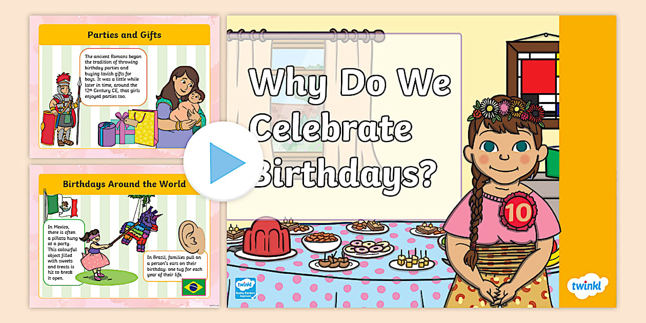 Why Do We Celebrate Birthdays? PowerPoint (teacher made)