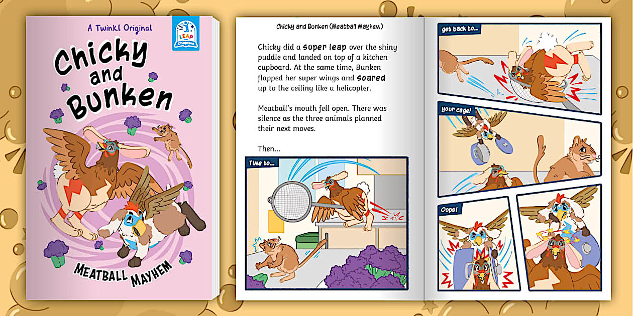 Chicky and Bunken (Meatball Mayhem) | Leap into Chapters