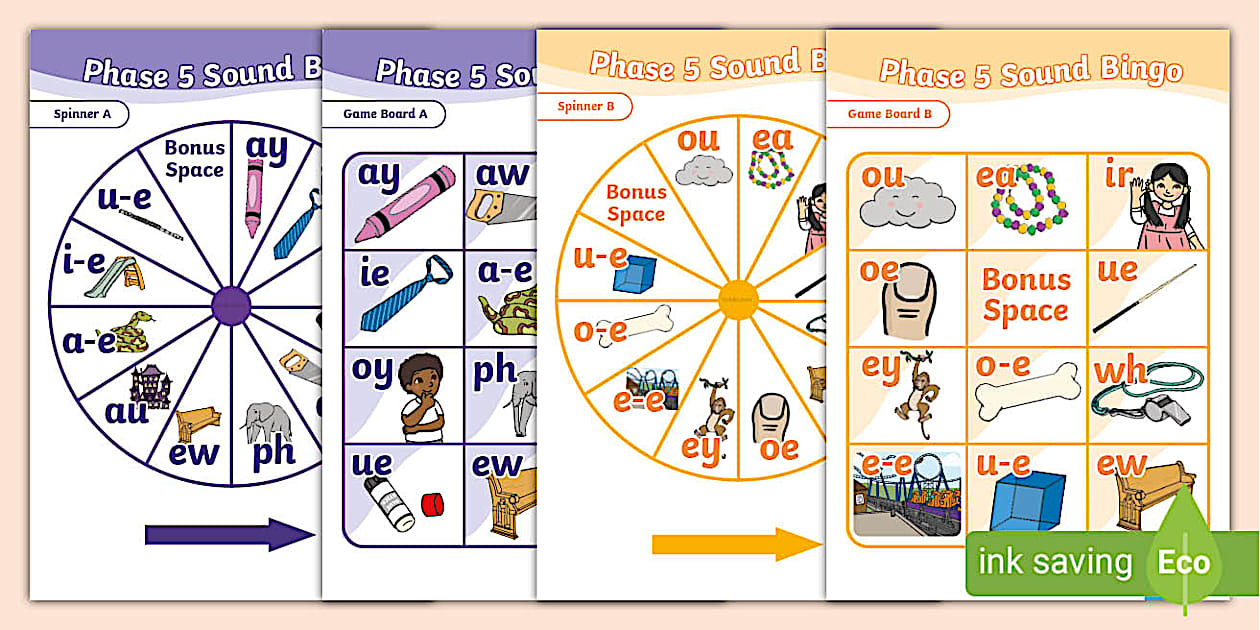 Phase 5 Phonics Bingo Australia Game - English - Twinkl