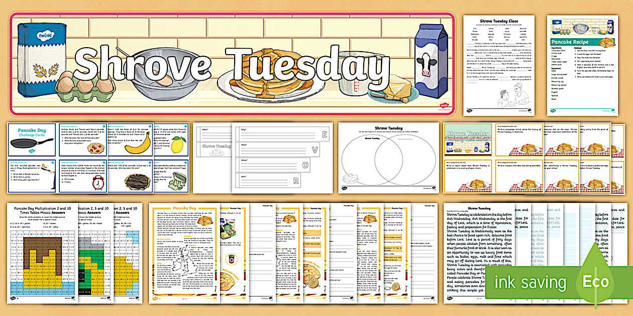 Pancake Day/Shrove Tuesday Resource Pack | Year 5-6 - Twinkl