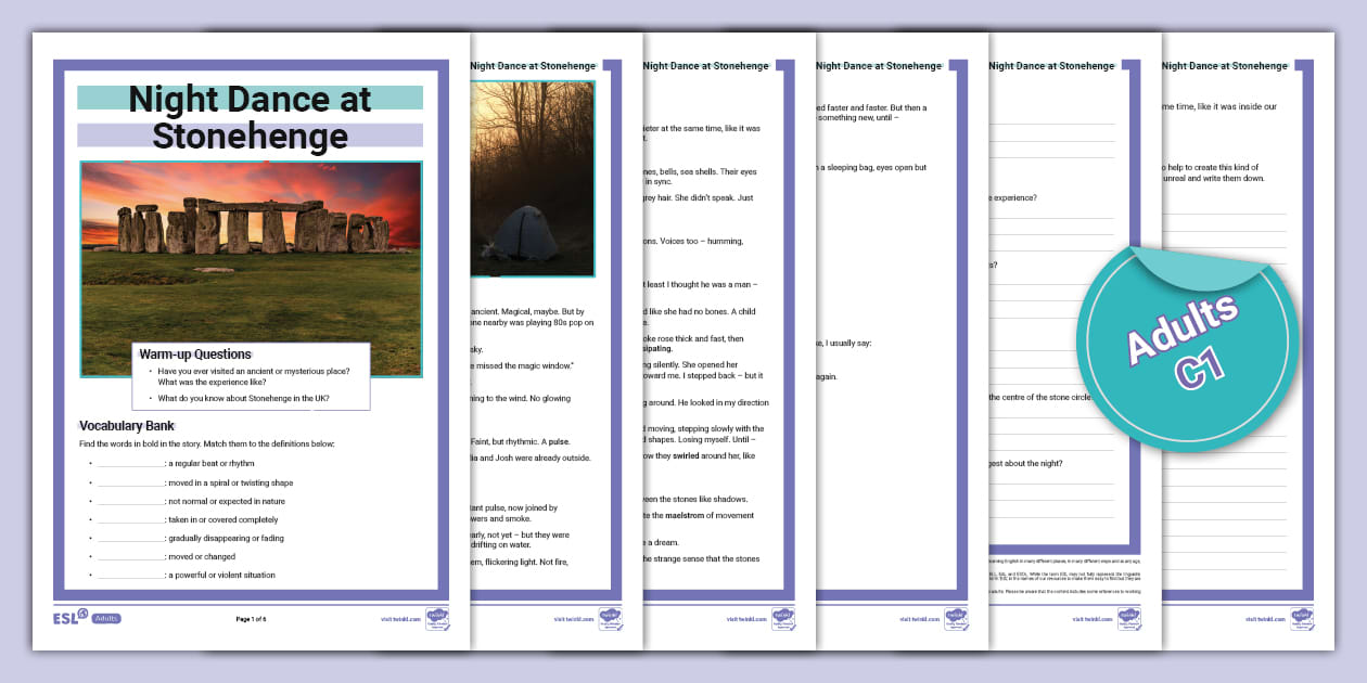 Night Dance at Stonehenge (teacher made) - Twinkl