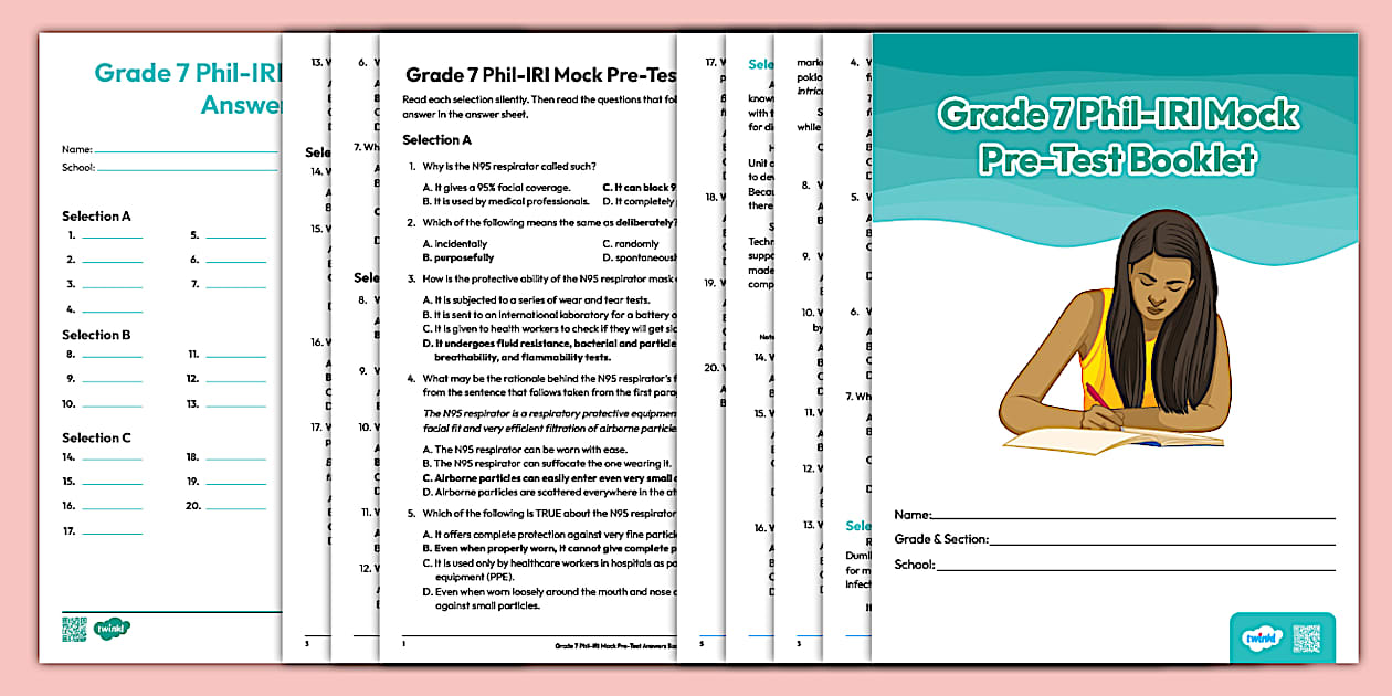 Grade 7 Phil-IRI Pre-Test Booklet | Grade 7 | Twinkl