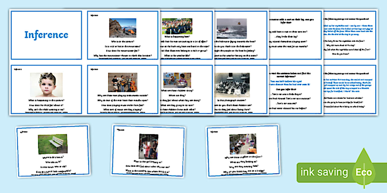 Inference Task Cards | ELA | Twinkl USA (Teacher-Made)