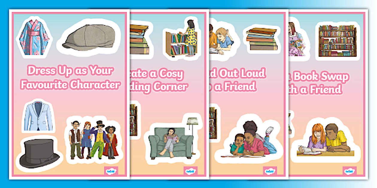 Children's Book Week Display Posters (l'enseignant a fait)