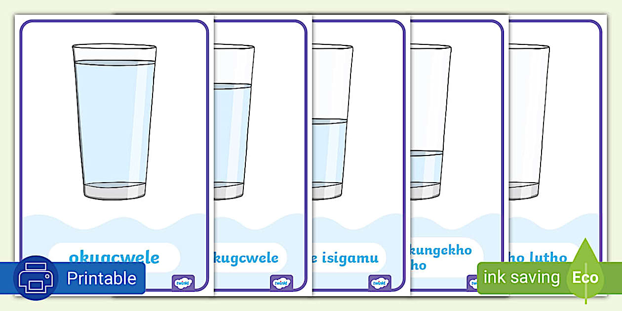Amaphosta Okubonisa Umthamo (Izinkomishi) - Twinkl