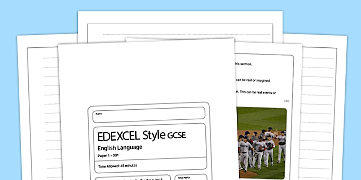 Black and White Edexcel English Language Paper 1 Question 5: Practise Exam