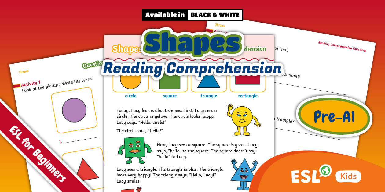 ESL for Beginners - Shapes {Kids}