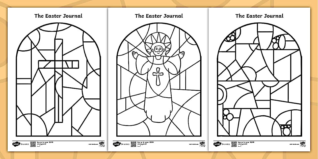 The Easter Journal: Easter Activity Colouring Pages to Print
