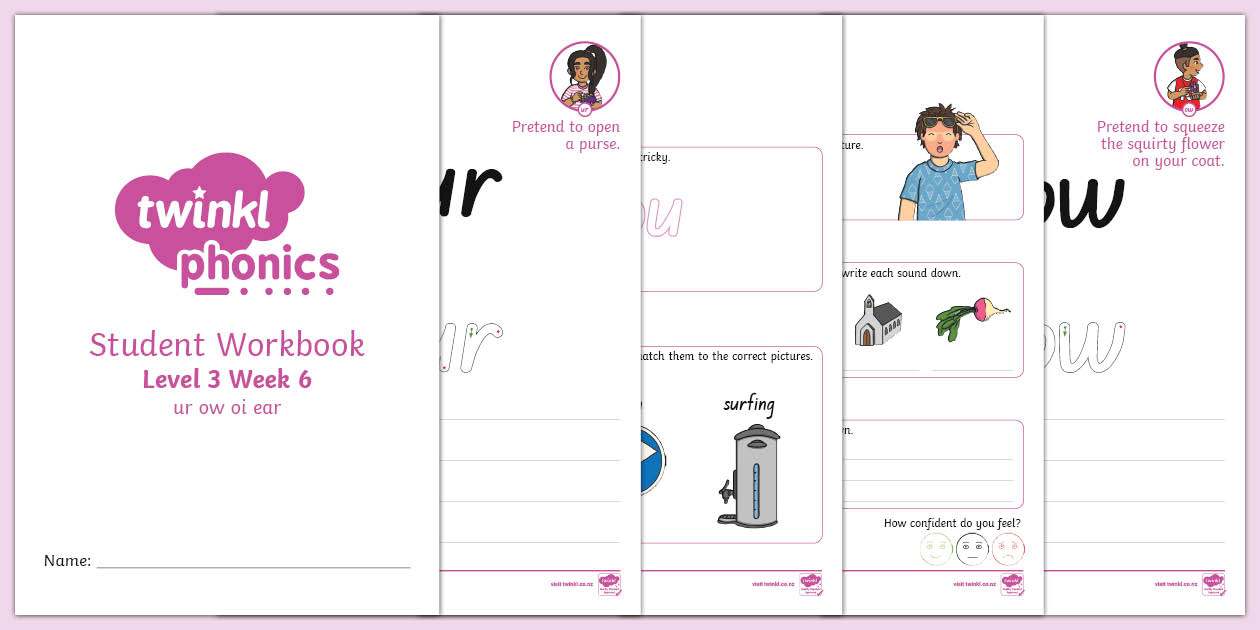 Twinkl Phonics Level 3: Week 6: Student Workbook - Twinkl