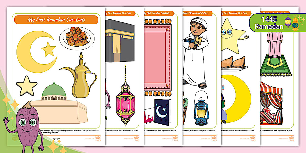 My First Ramadan Cut Outs (teacher made) - Twinkl