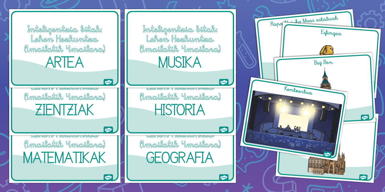 Inteligentzia bitak: Lehen Hezkuntza (1.mailatik 4.mailara)