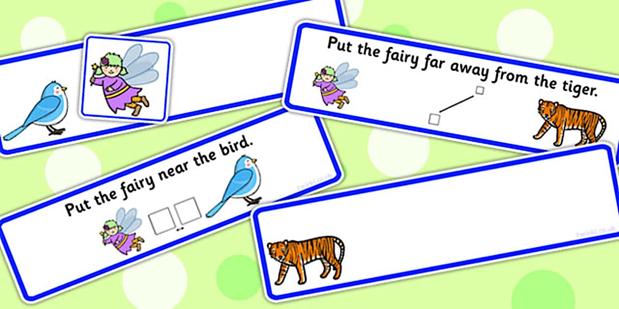 Editable Put The Fairy Near Or Far Picture Strips - Twinkl