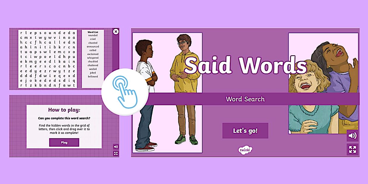 Said Words Word Search