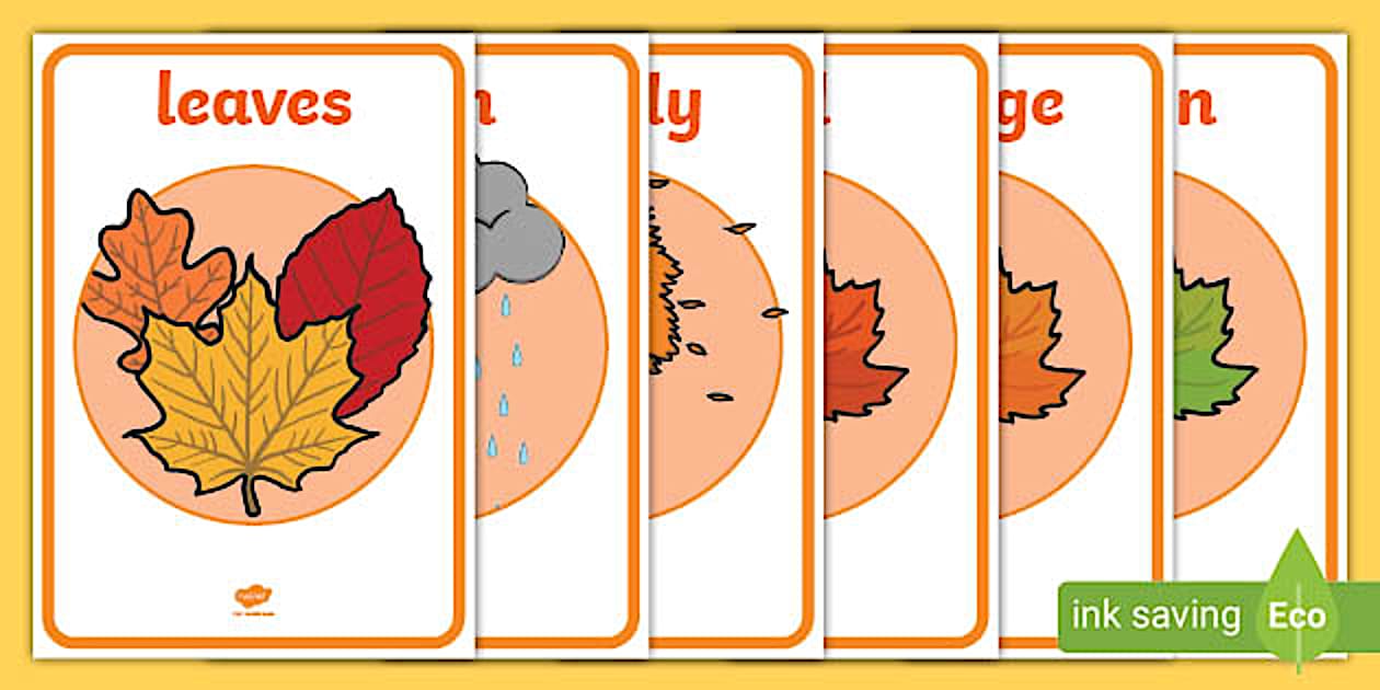 Autumn Display Posters (teacher made) - Twinkl