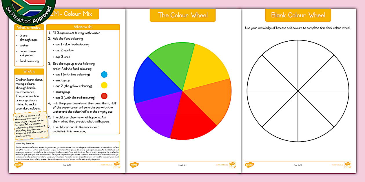 Preschool: STEM – Colour Mix (teacher made) - Twinkl