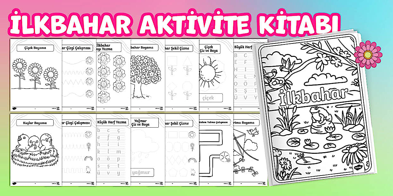 İlkbahar Aktivite Kitabı-Twinkl