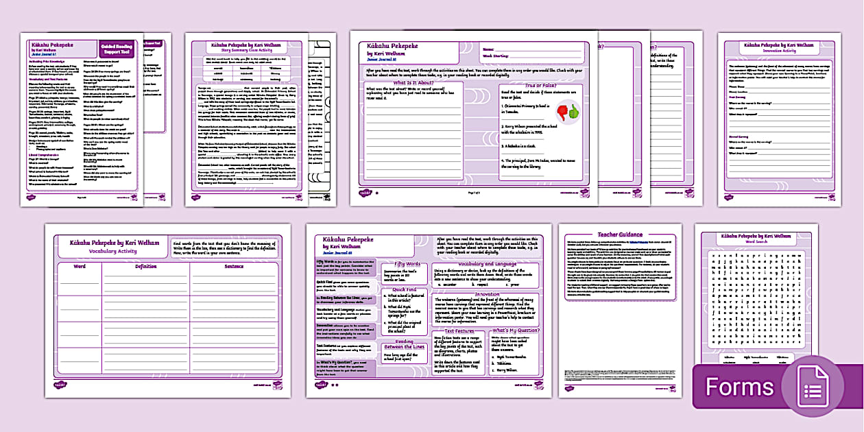 Junior Journal 61 Oct 2020: Kākahu Pekepeke - Twinkl