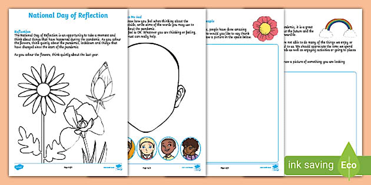 National Day of Reflection EYFS Activity (teacher made)