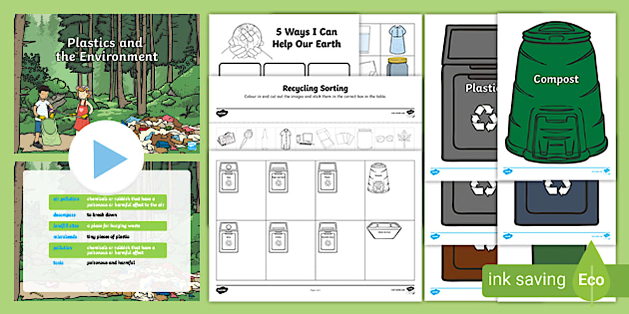 Geography Third/Fourth Class Looking After The Environment Pack
