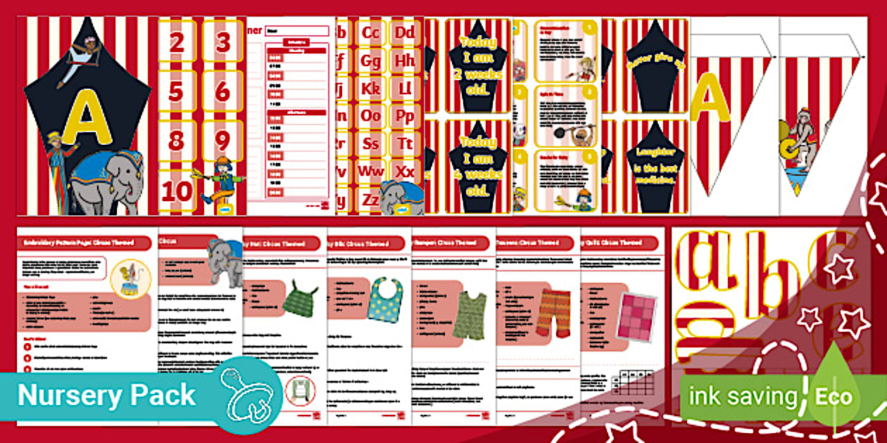 FREE! - Circus Nursery Pack (teacher made) - Twinkl