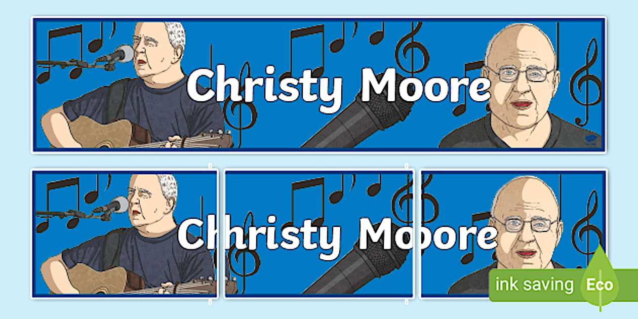 Christy Moore Display Banner - Twinkl