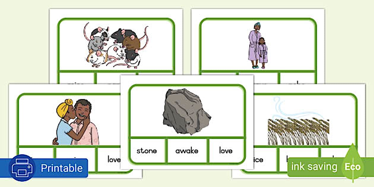 Grade 3 Phonics: Silent e sound peg card activity - Twinkl