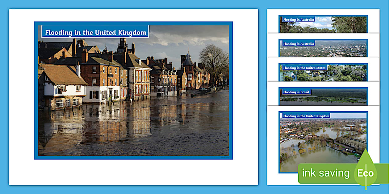Flood Display Photo Pack - KS2 (Teacher-Made) - Twinkl